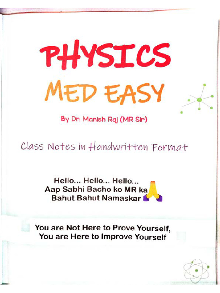 PHYSICS MED EASY - Compressed | PDF