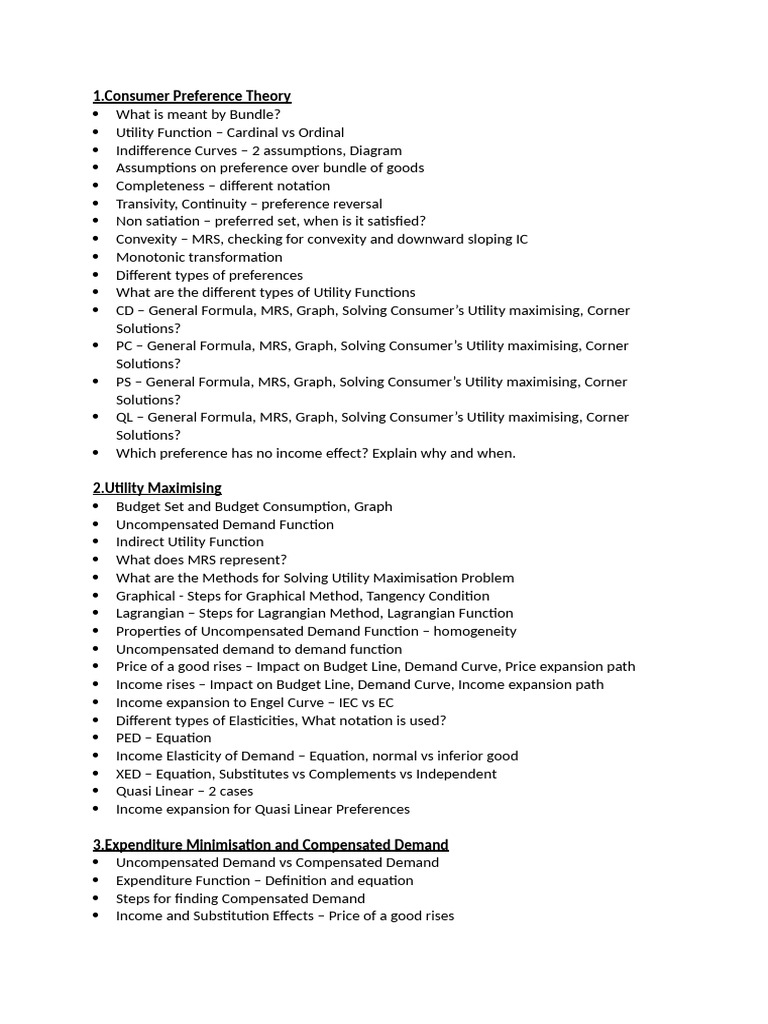 EC1A1 Checklist 2 | PDF