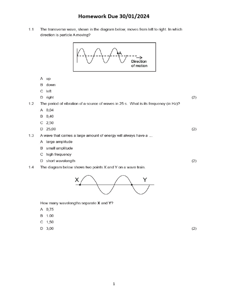 Grade 10 Waves 30012024 | PDF
