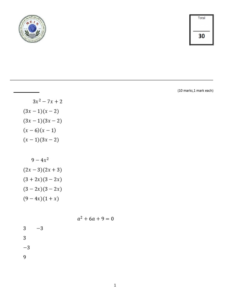 Grade 8 Math Midterm Assessment 2023 | PDF | Mathematics | Algebra