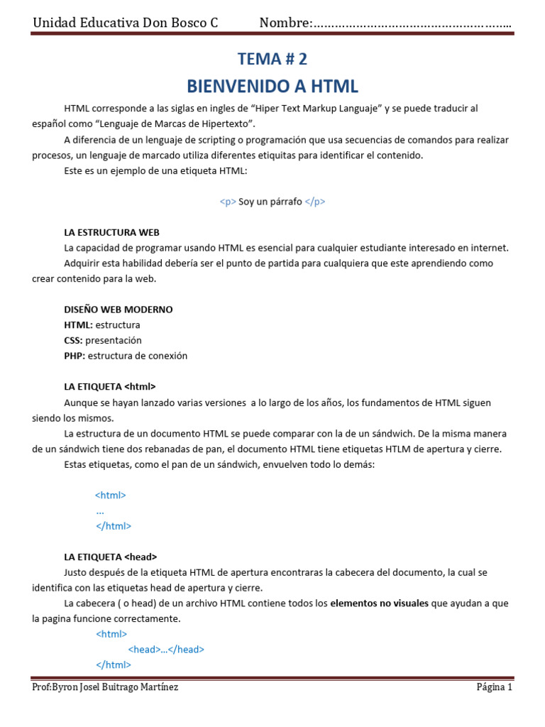 TEMA#2 HTML | PDF