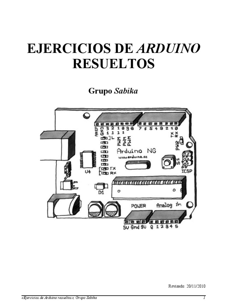 Ejercicios de Arduino Resueltos | PDF | Arduino | Diodo emisor de luz