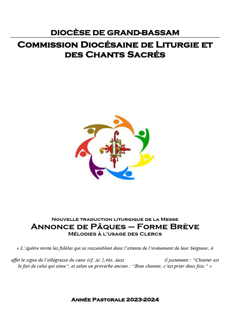 Liturgie de La Messe, Exultet, Forme Bréve | PDF