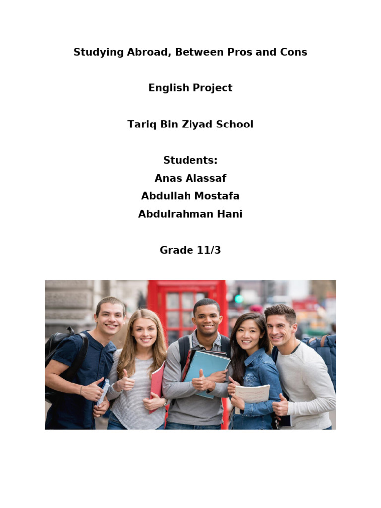 Studying Abroad | PDF