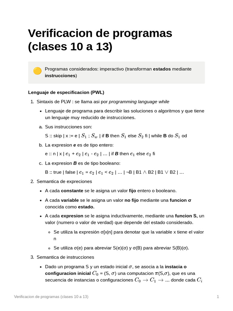 5_Verificacion_de_programas_(clases_10_a_13) | PDF