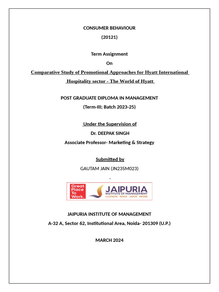 Consumer Behaviour Pdf