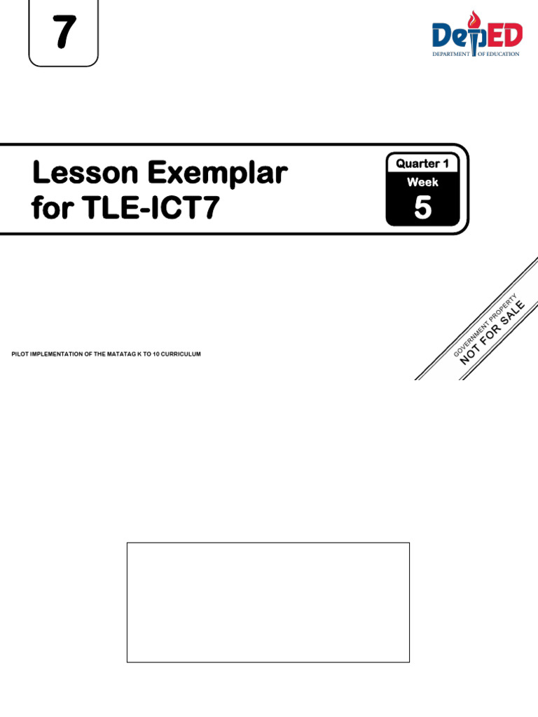 LE-TLE-ICT7 W5 v2 | PDF