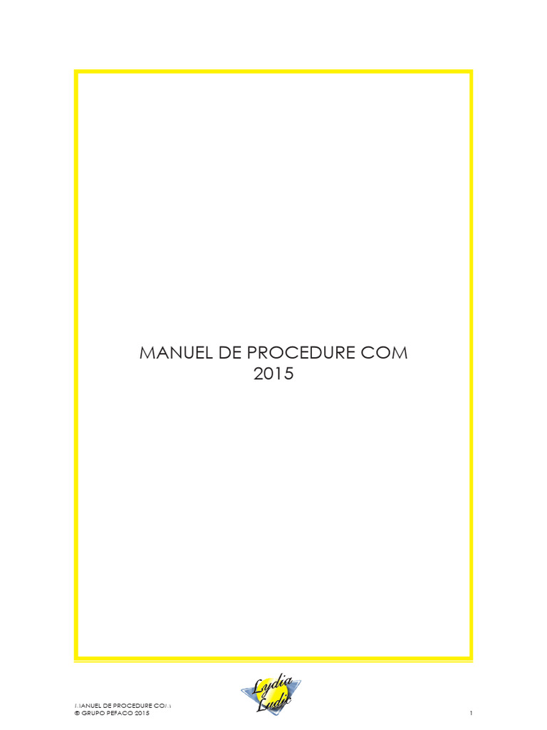 Manuel de Procedures Commerciales | PDF