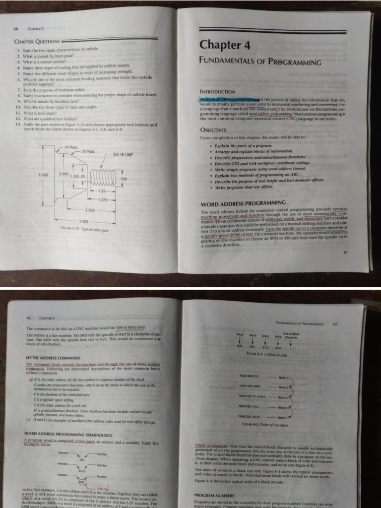 Computer Numerical Control - CH 4-5 | PDF