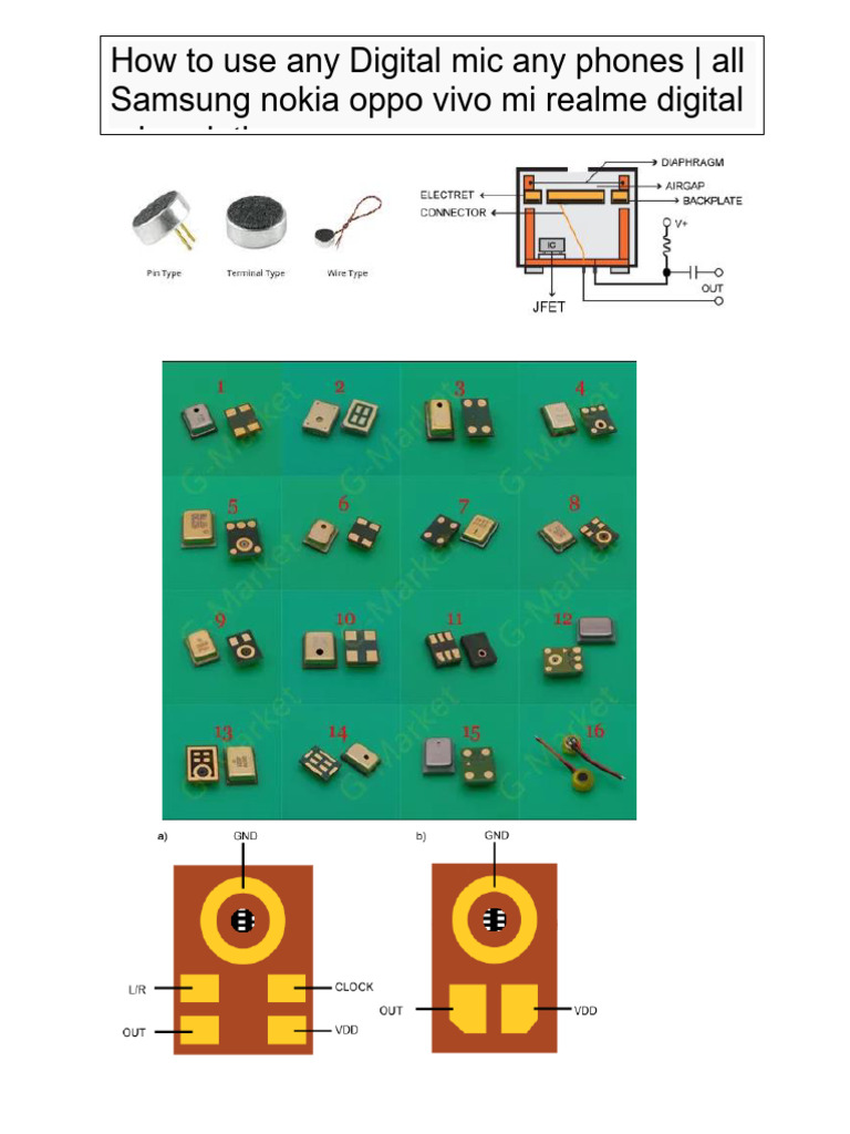 How To Use Any Digital Mic Any Phones - All Samsung Nokia Oppo Vivo Mi Realme Digital Mic ...