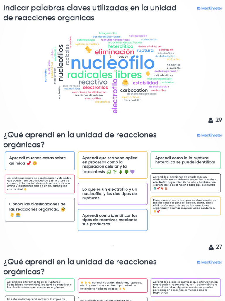 III B Reac Organicas | PDF