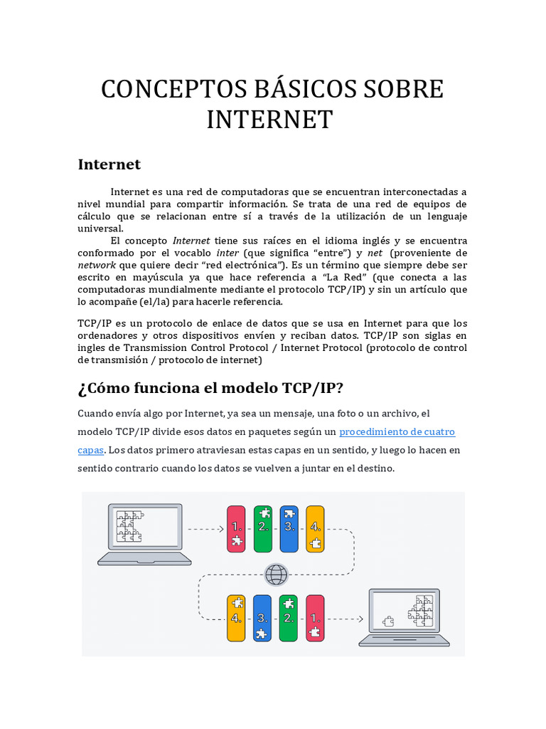 Conceptos Basicos de Internet | PDF