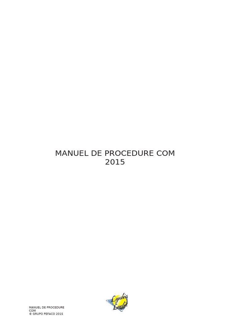 Manuel de Procedures Commerciales | PDF