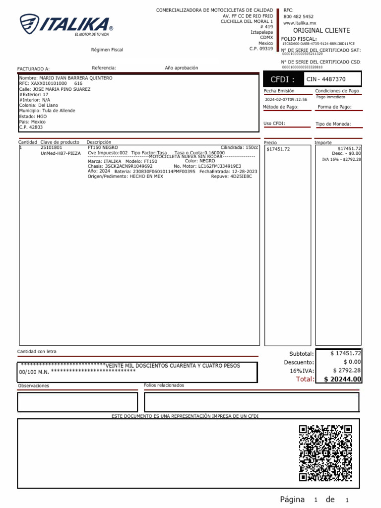 Cfdi:: Factura | PDF