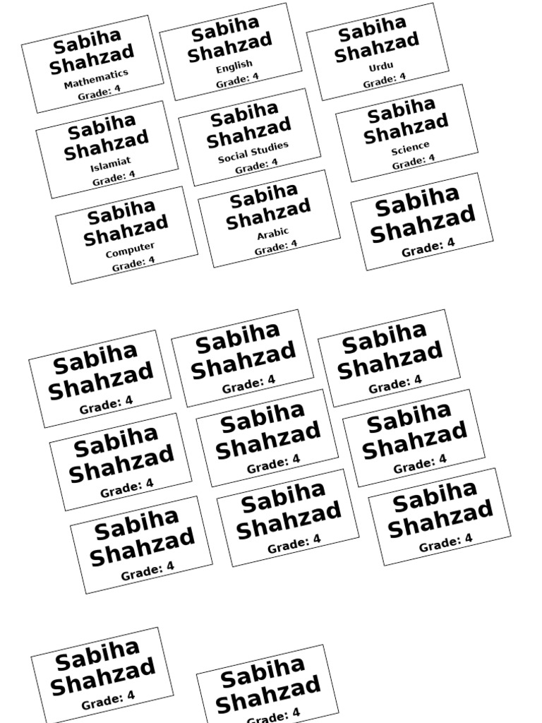 Nametag | PDF