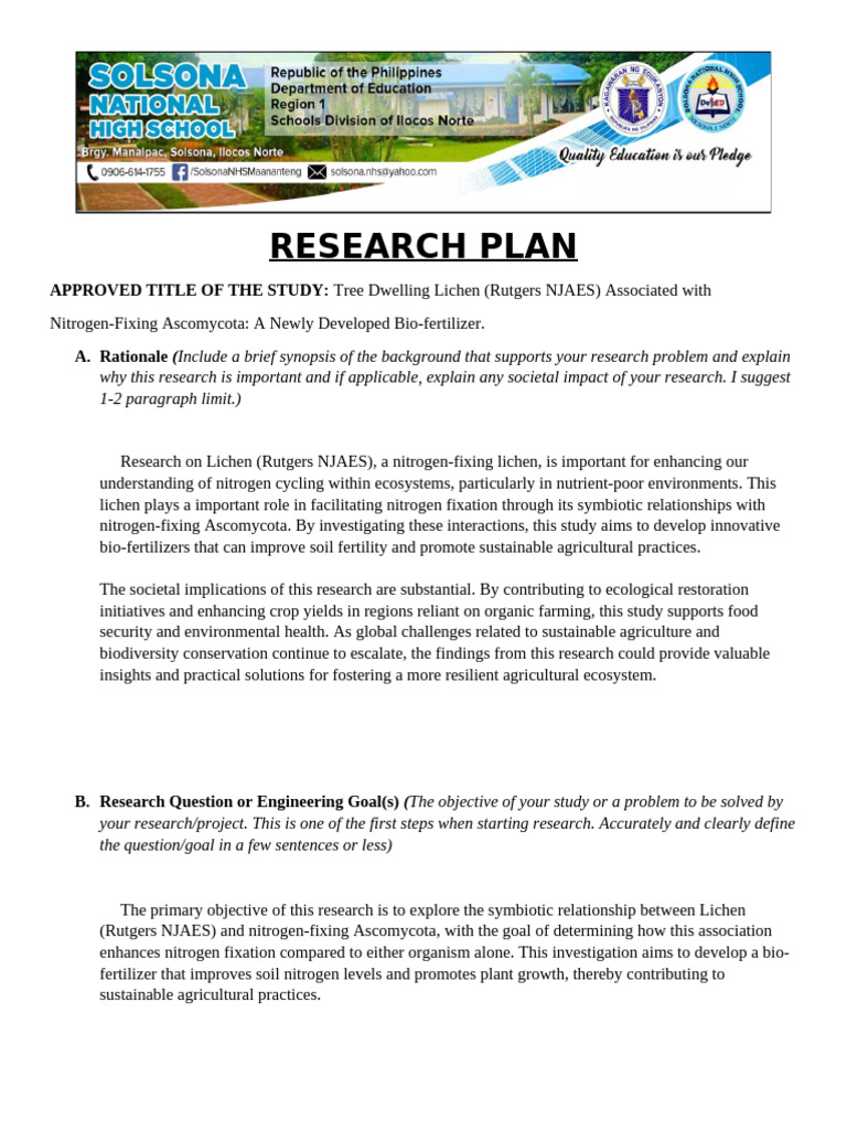 Research Plan 2 Pdf