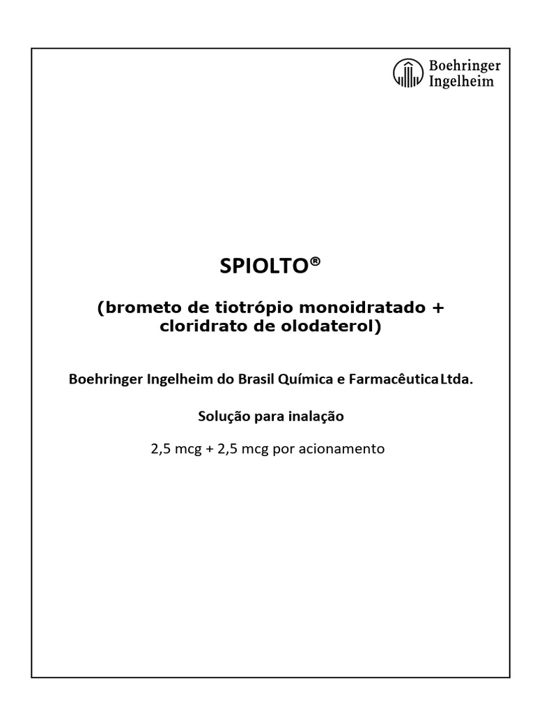 Bula-Spiolto-Paciente-Consulta-Remedios | PDF