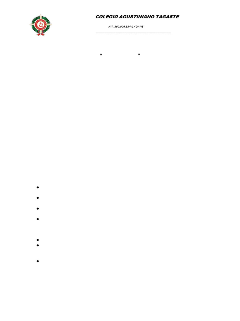 CIRCULAR No. 20 SALIDA ESCOLAR Visita MALOKA Preescolar A 5º CORRECCION RR | PDF