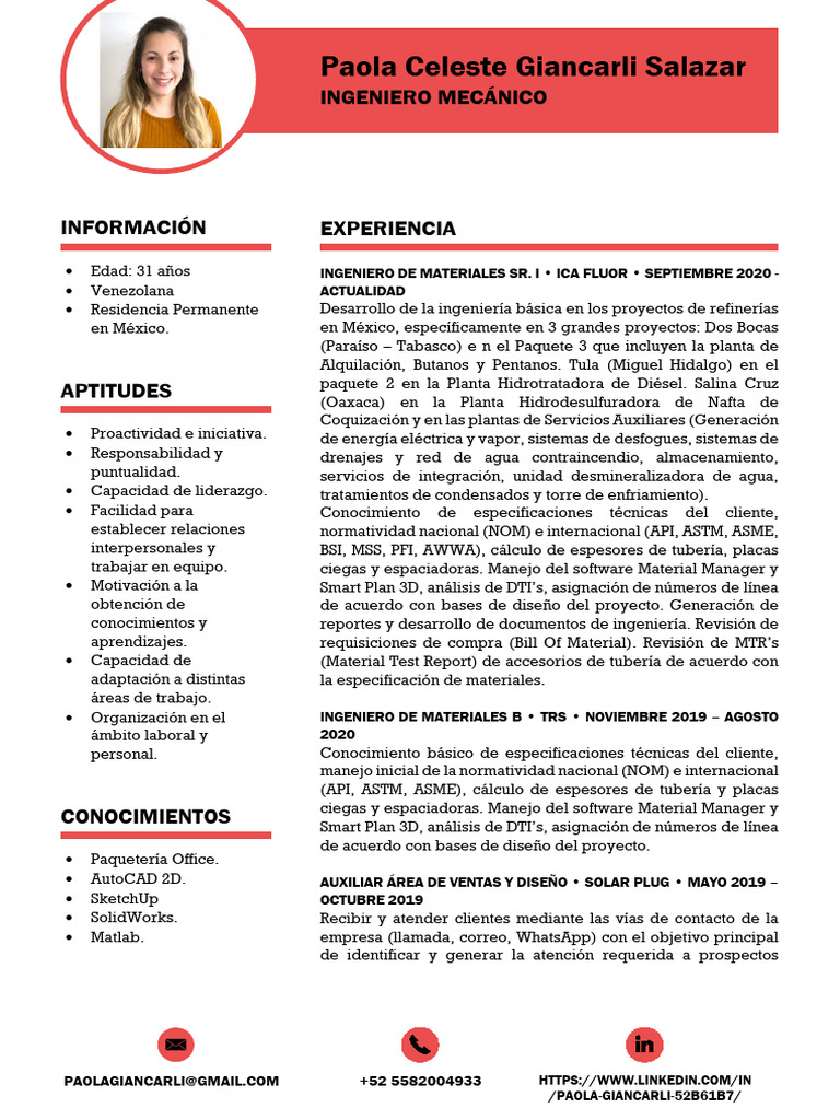 Curriculum Paola Giancarli - 2024 | PDF