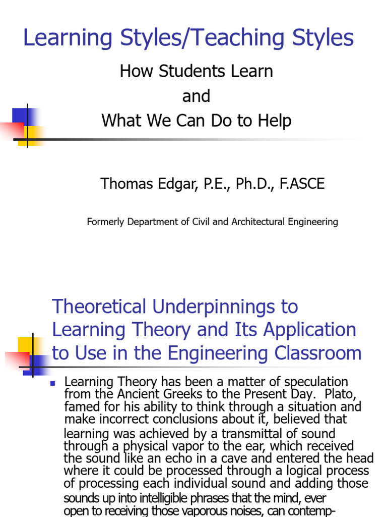 Learning Styles | PDF