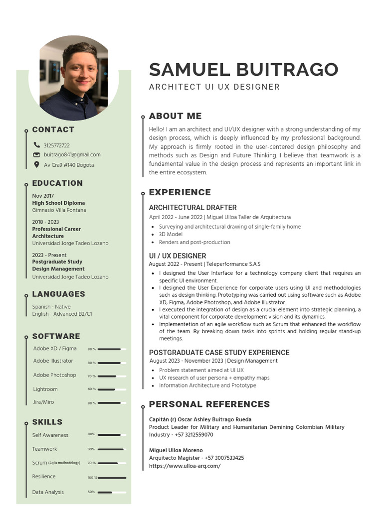 CV Samuel Buitrago 1 | PDF