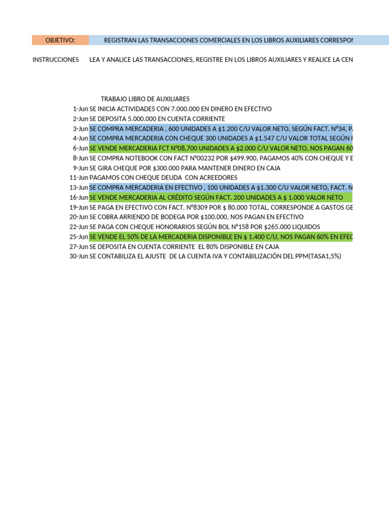 Libro Auxiliar | PDF