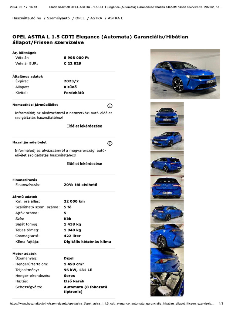 Opel Astra L Bedienungsanleitung Pdf
