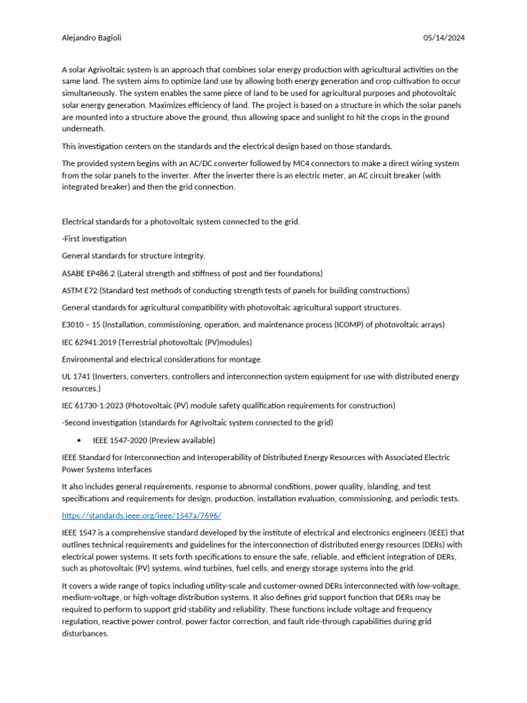 Standards electrical connections | PDF