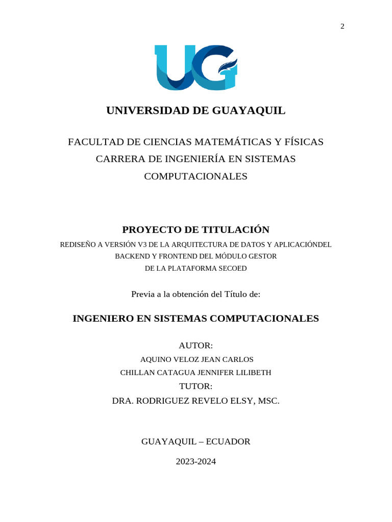 TA3 Propuesta de Preliminares Introducción Capítulo AQUINO-CHILLAN I (V3) | PDF