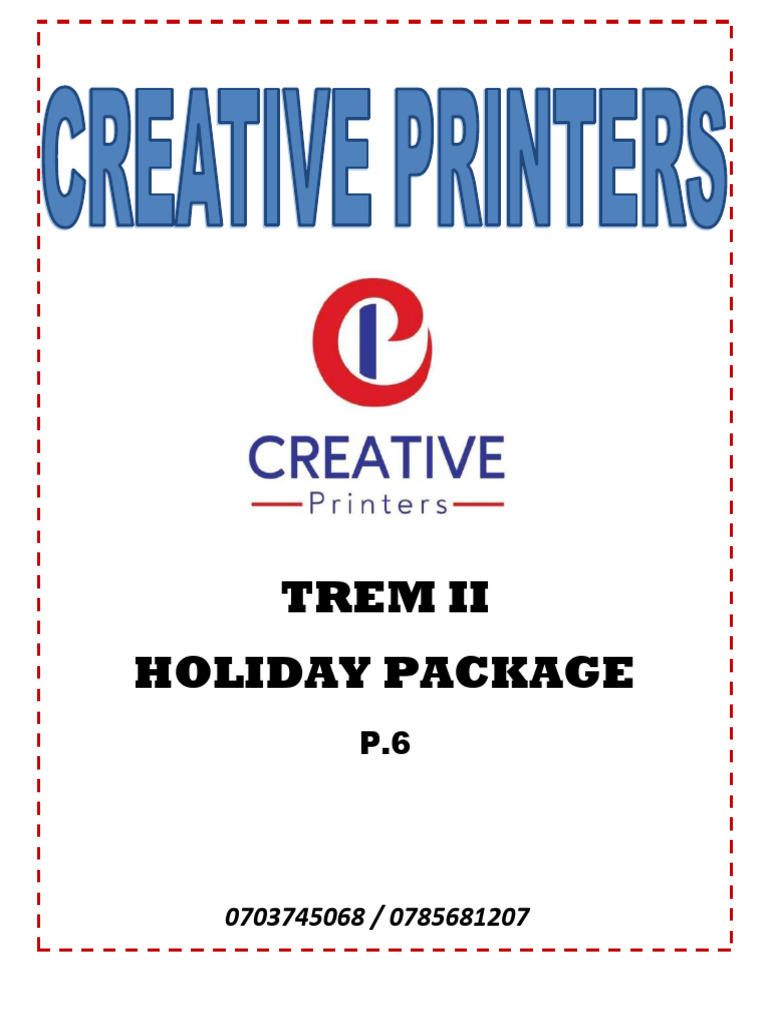#CREATIVE PRINTERS HOLIDAY PACKAGE P.6 | PDF