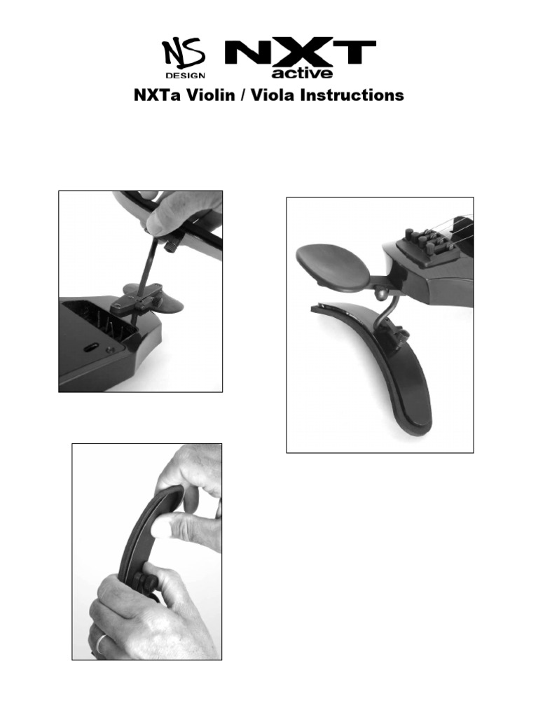 NS Design NXTa Violin Viola Owners Manual | PDF