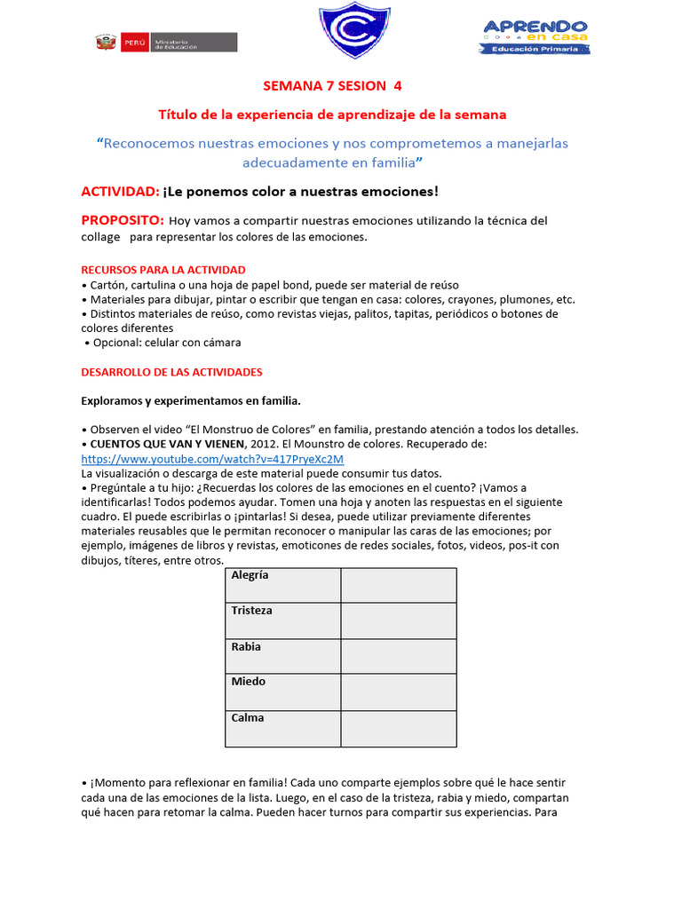 Semana 7 Sesion 4 | PDF