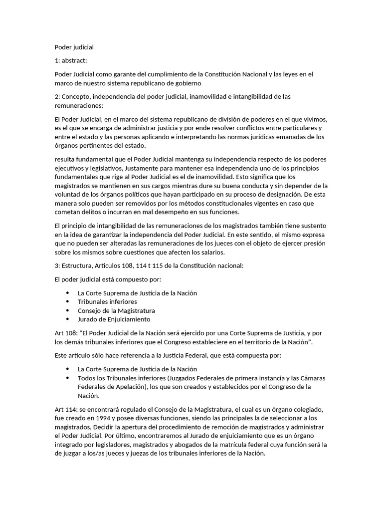 Poder Judicial | PDF