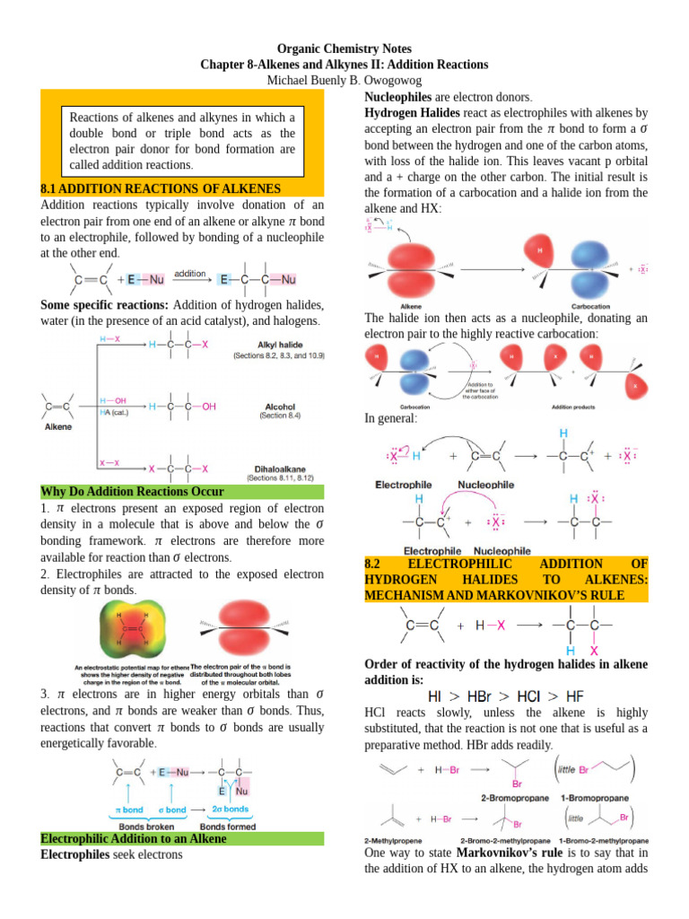 Orgkem Chapter8 | PDF