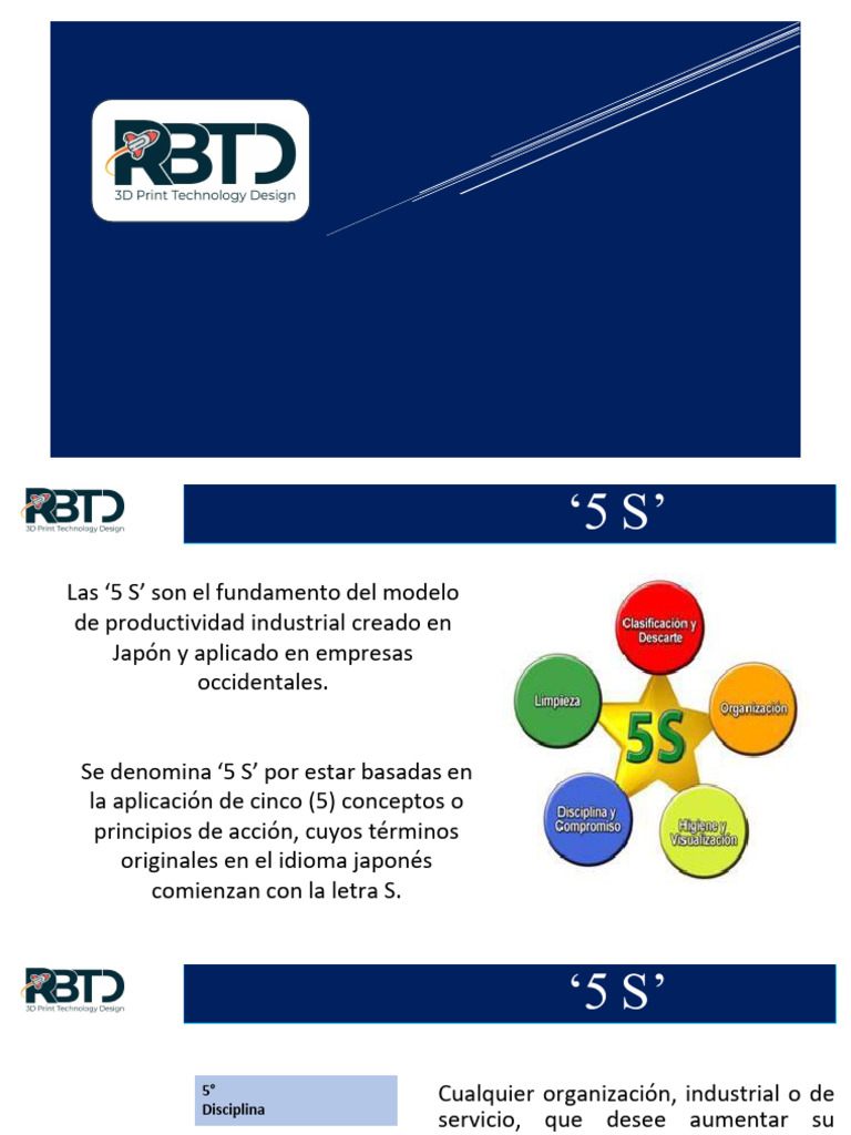 Presentancion 5S RBTD | PDF
