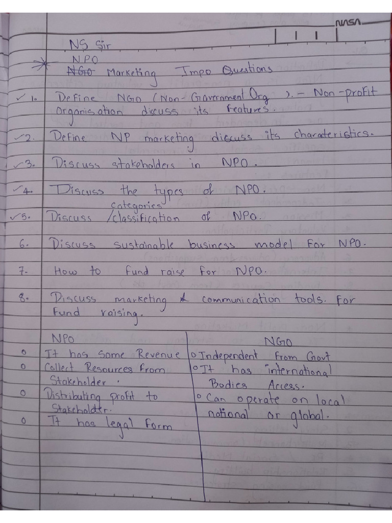 NS Sir Notes | PDF