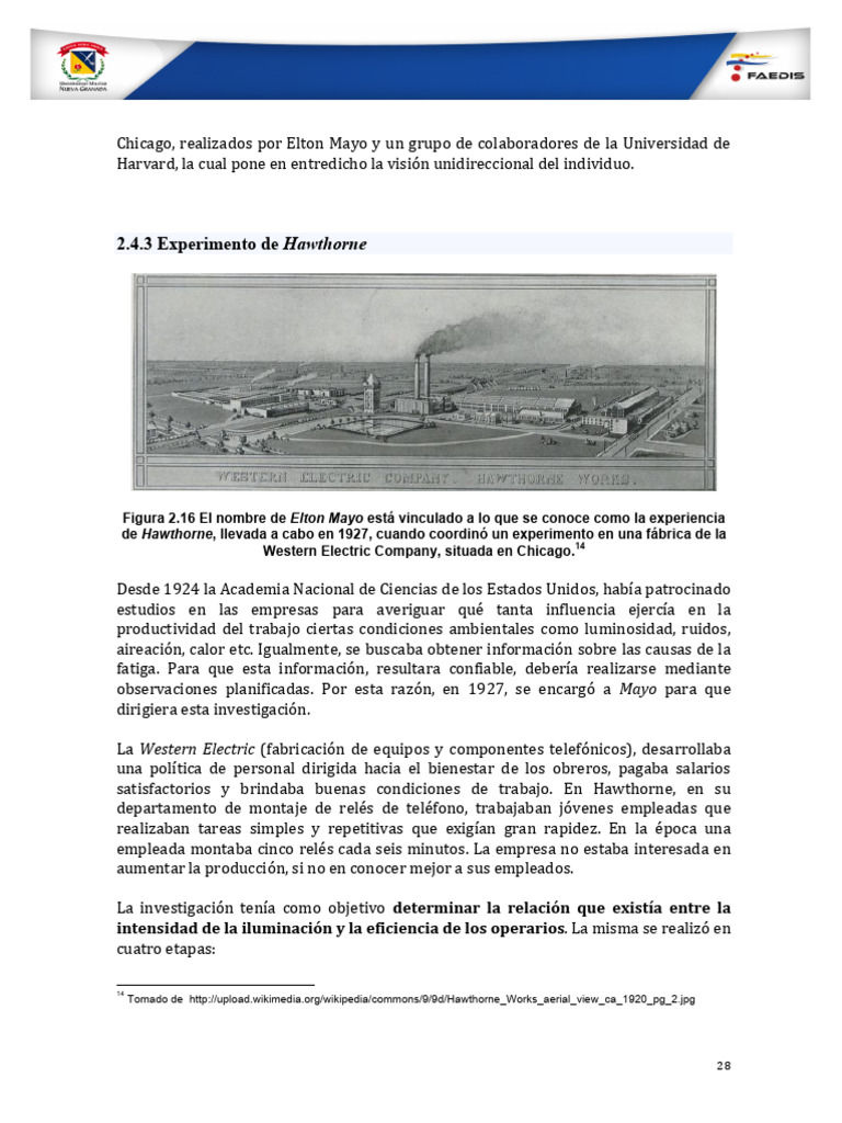 Experimento de Hawthorne | PDF