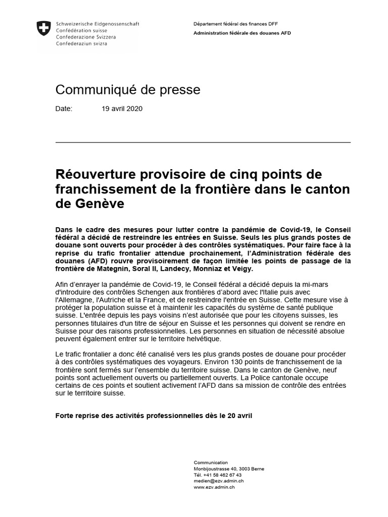 Communique | PDF