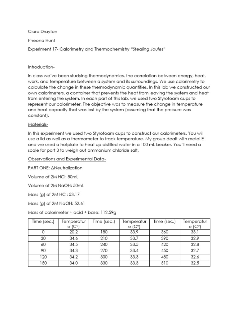 Experiment 17 Report | PDF