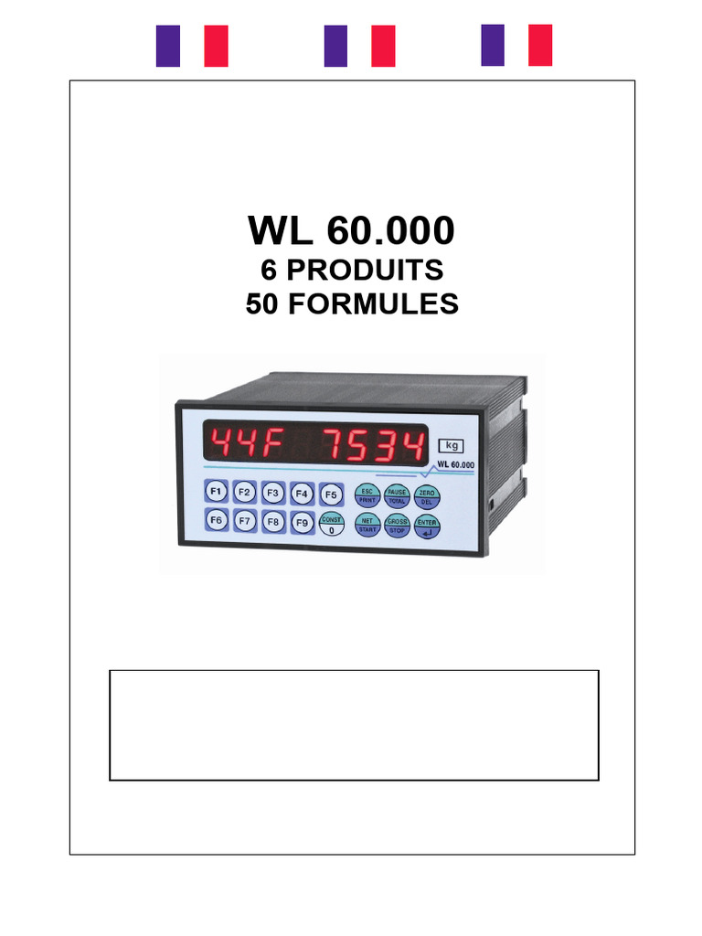 WL60-6 Manual FR | PDF