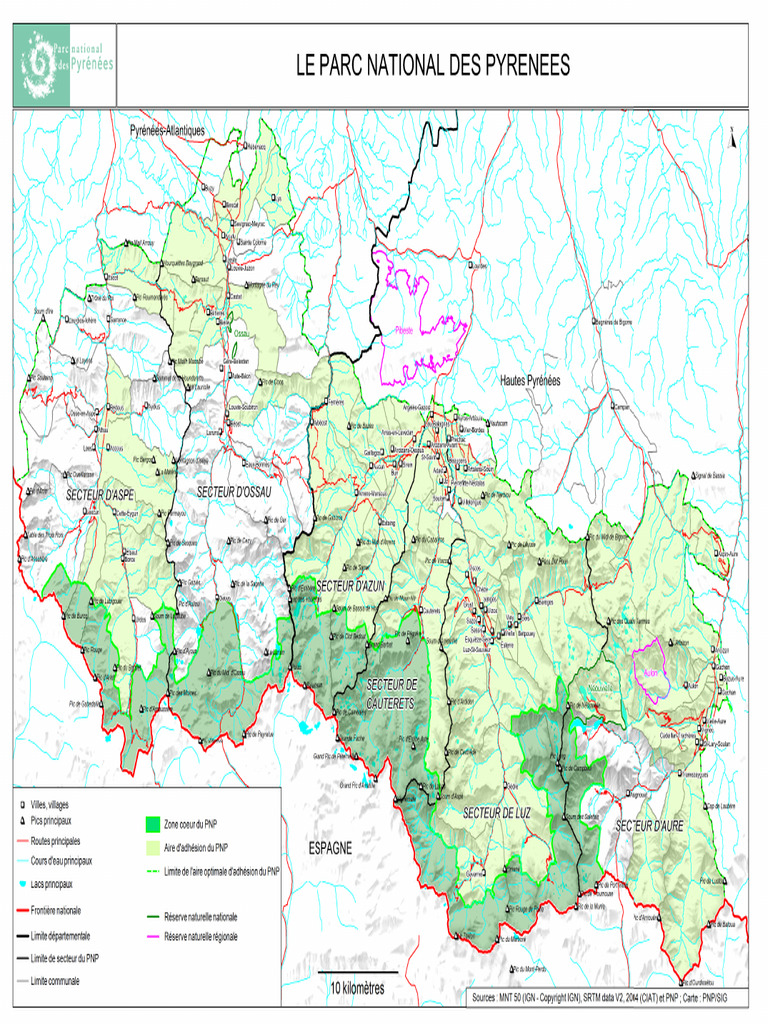 Le Parc National Des Pyr N Es - Relief | PDF