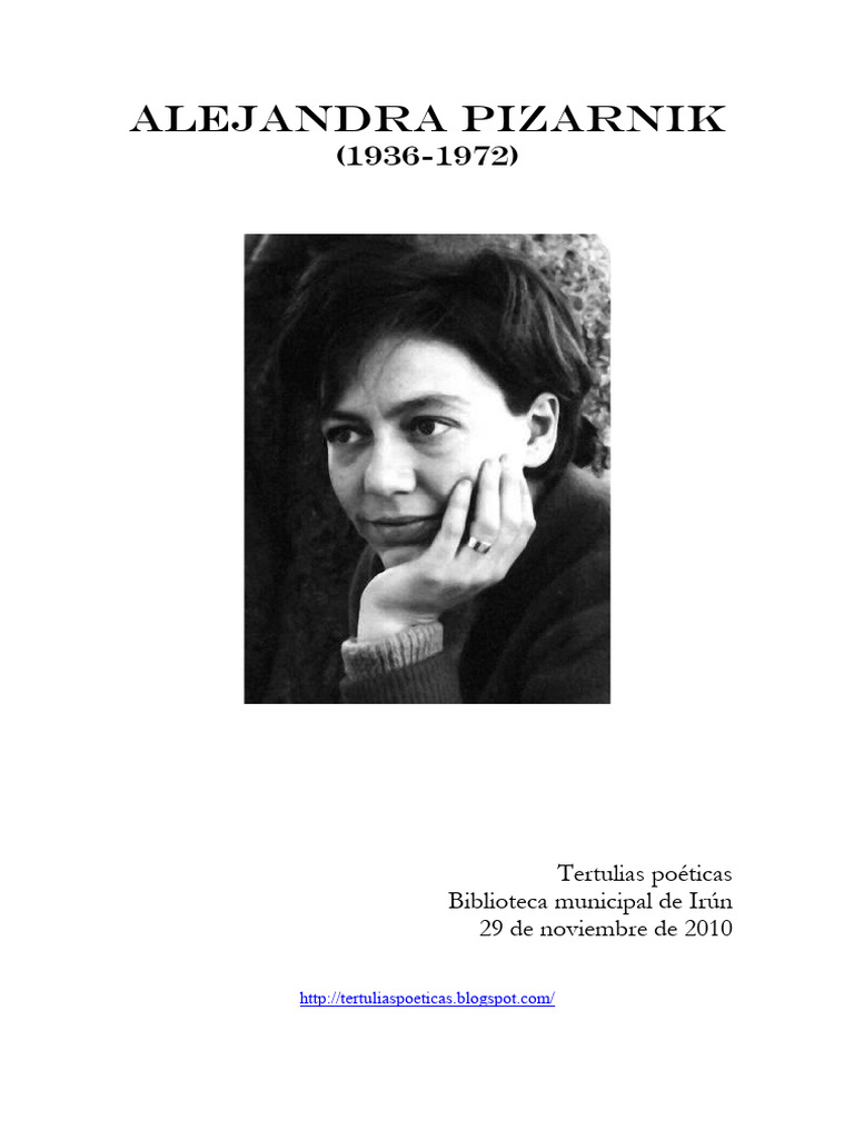 Alejandra Pizarnik | PDF