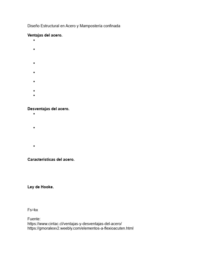 Resumen de Estructuras | PDF