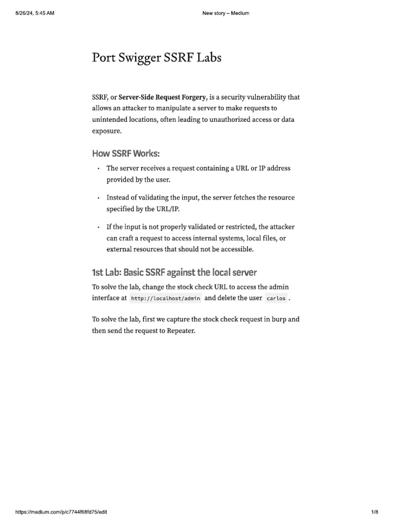 SSRF | PDF