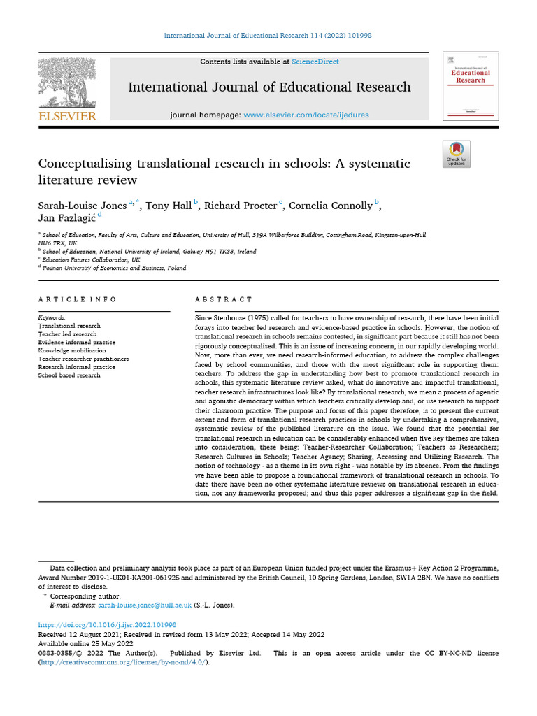 Conceptualizing Translational Research | PDF