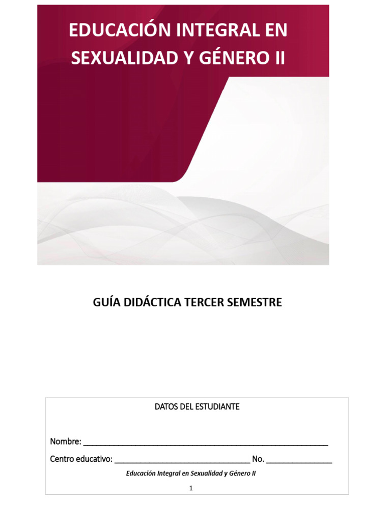 Educación Integral en Sexualidad y Género II 53 | PDF