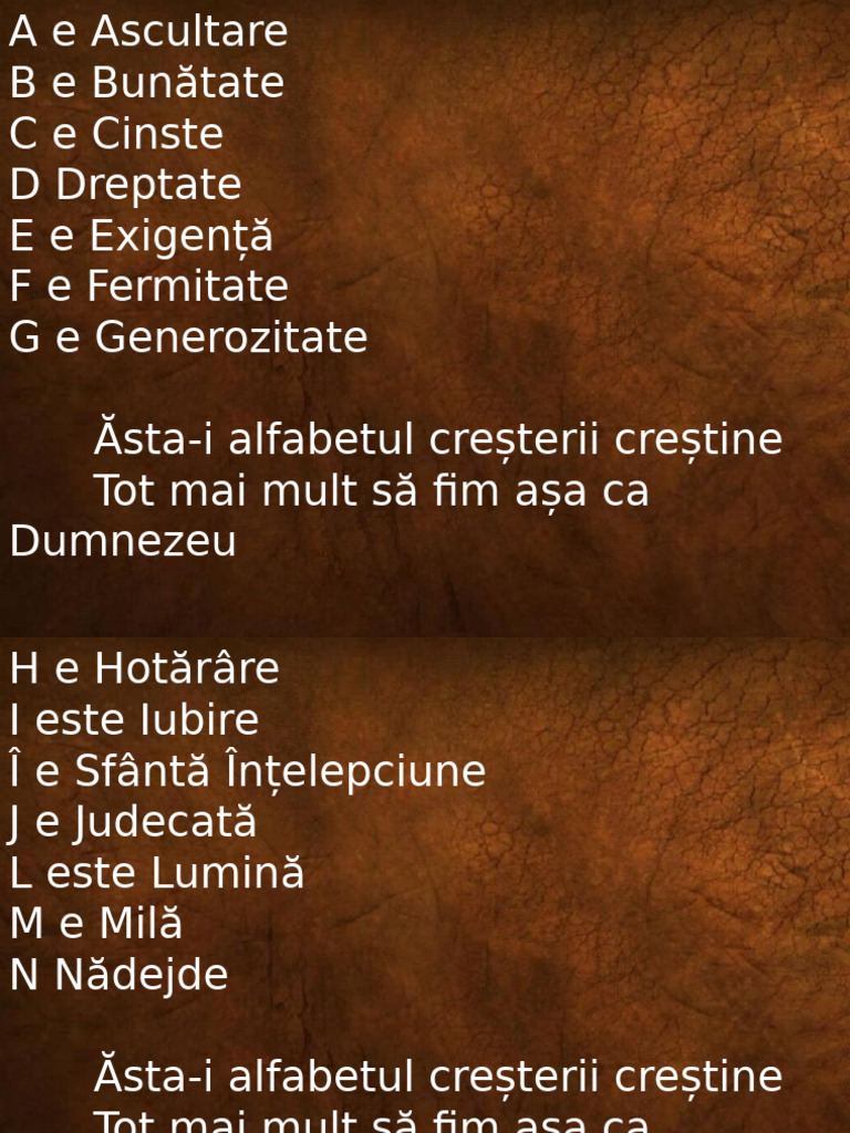 Alfabetul Cresterii Crestine | PDF