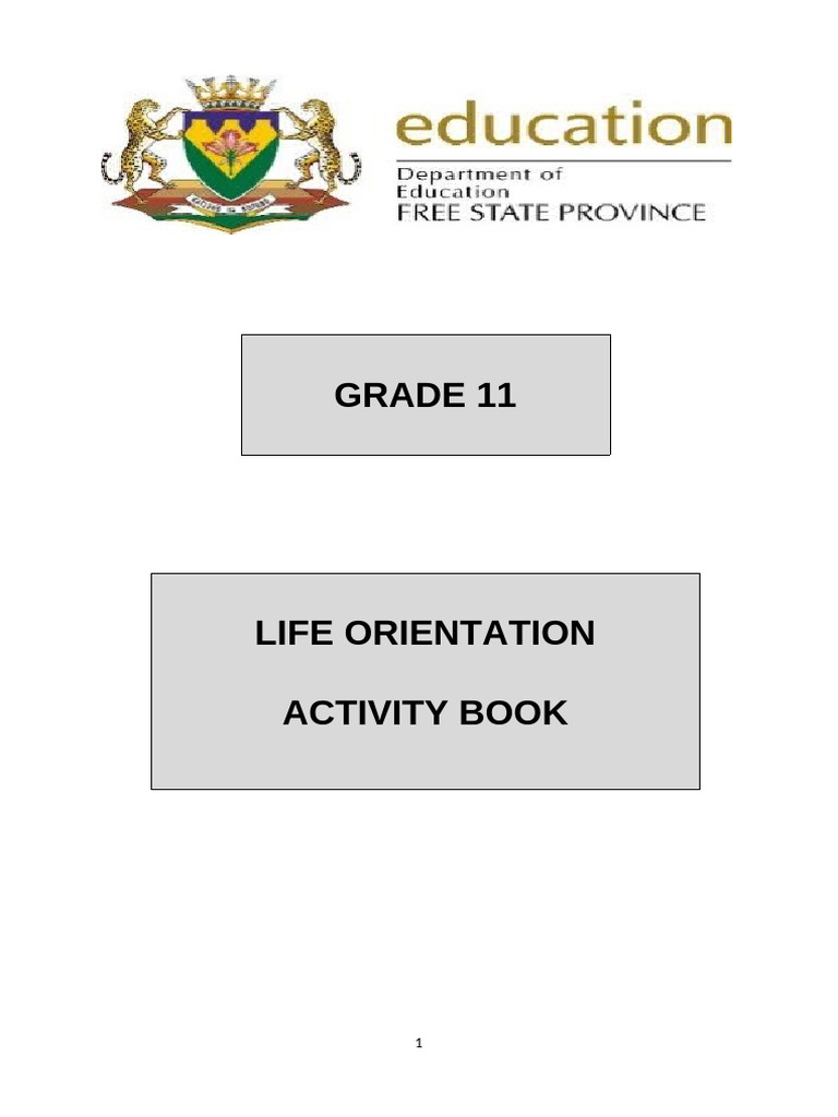 GR 11 Activity Book 2023 | PDF