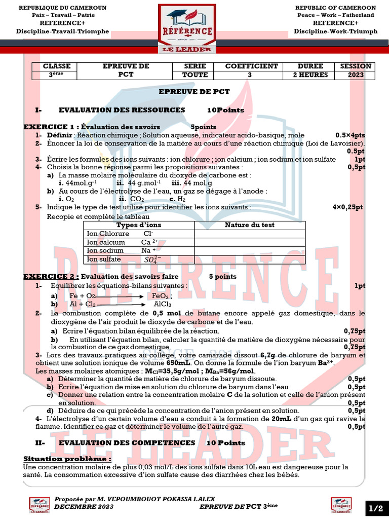 Bepc Blanc PCT Ref+dec 2023 | PDF