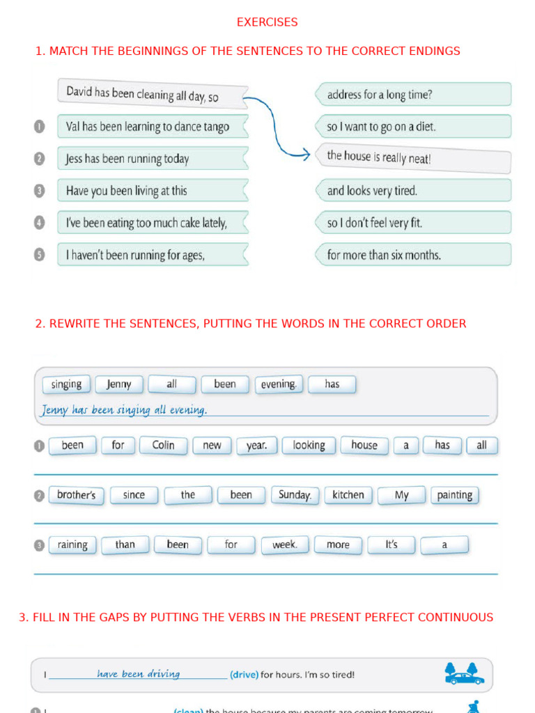 Present Perfect Continuous | PDF